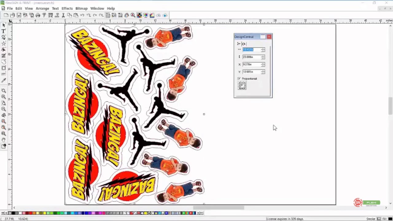 True shape nesting - YouTube