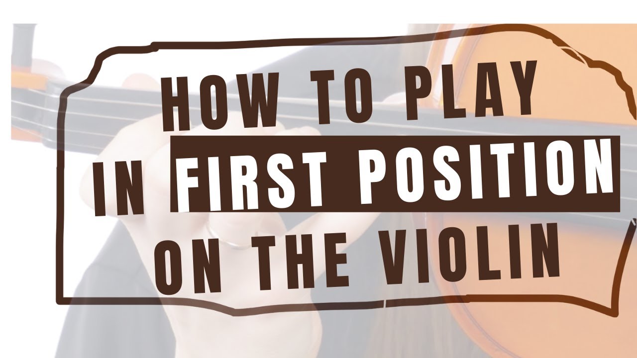 First position on the violin for beginners - YouTube