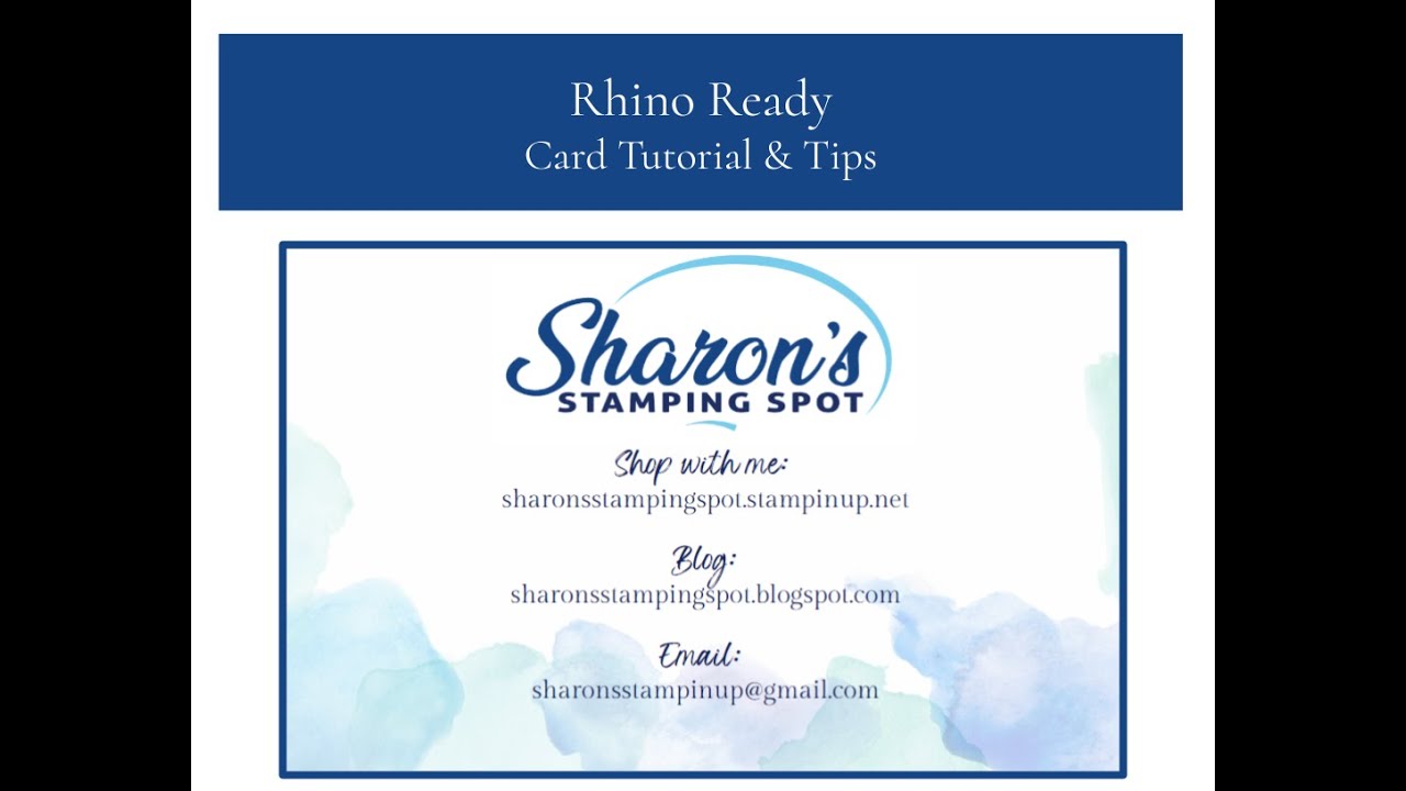 Rhino Ready Card Tutorial & Tips - YouTube