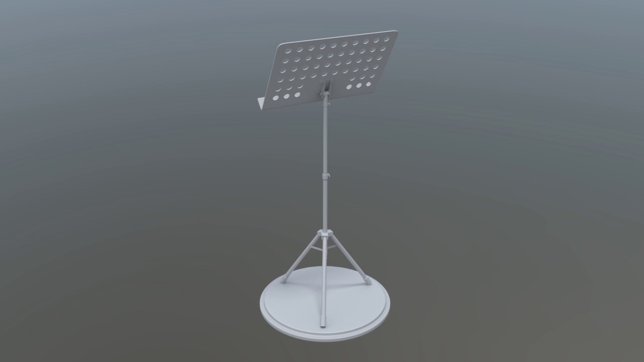 Blender Modeling Exercise #001 Modern Music Stand [Turn Table] - YouTube