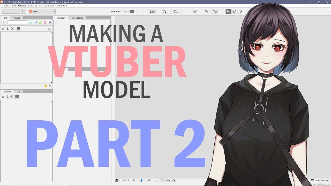 Making A Vtuber Model From Start to Finish [Part 2] - Live 2D - YouTube
