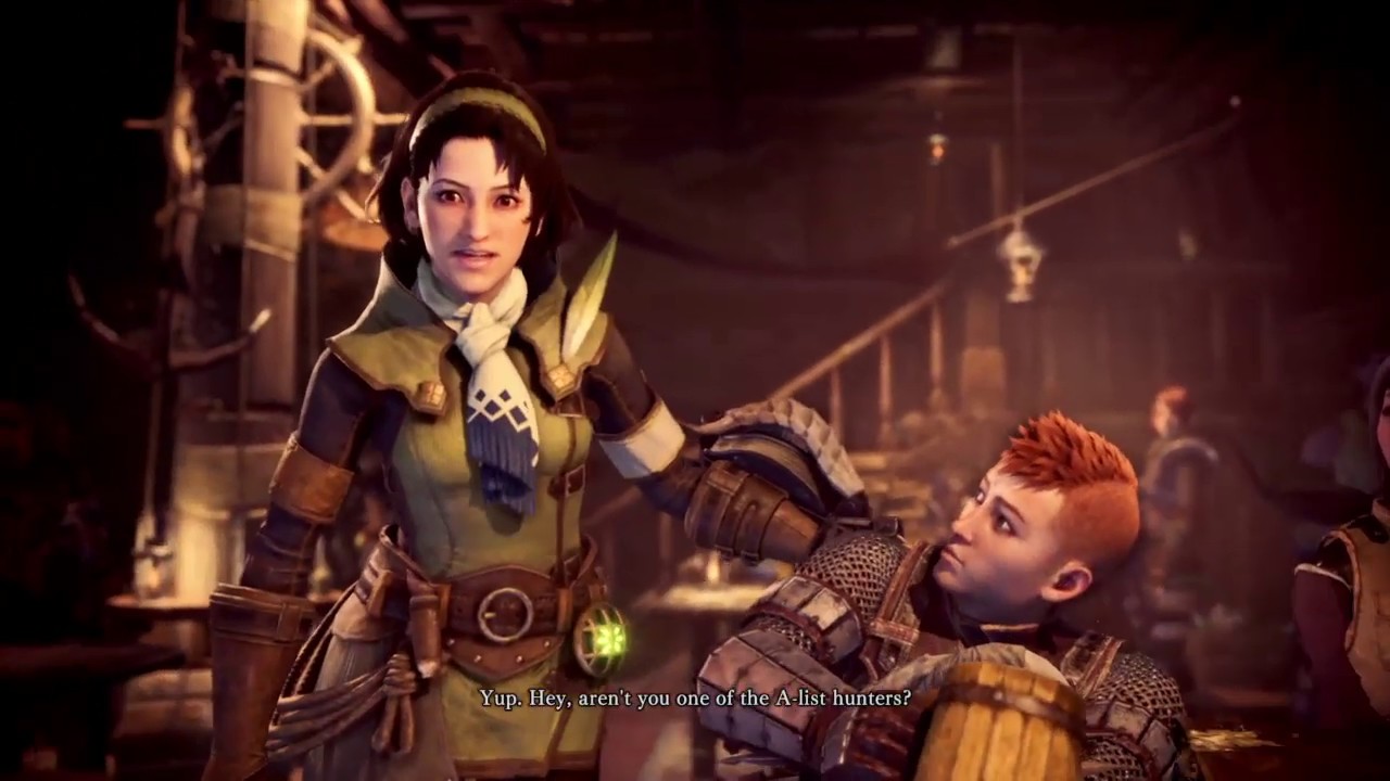 MHW cutscene 1 - A New Journey in a New World 🐉🗡🌎 ️🎬 - YouTube