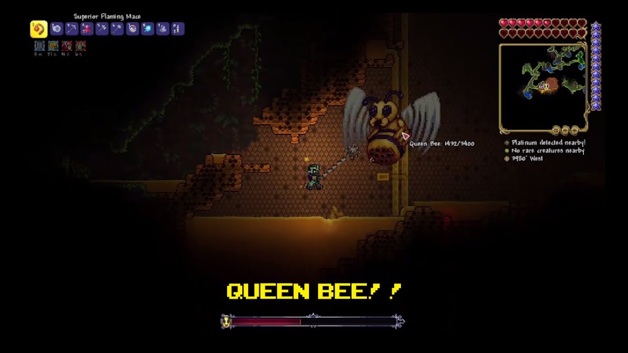 QUEEN BEE!!! (Terraria Episode 5) - YouTube