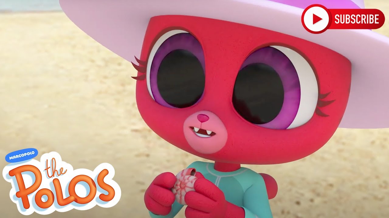 Learning about sea shells | The Polos | Adventure Learning | Learn At ...