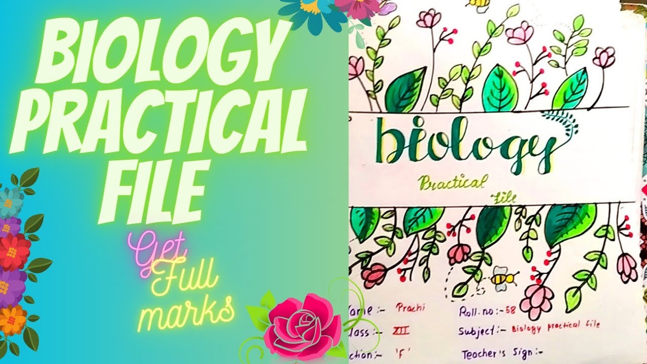 Biology Practical File ||Class 11th 12th ||Practical file decoration # ...