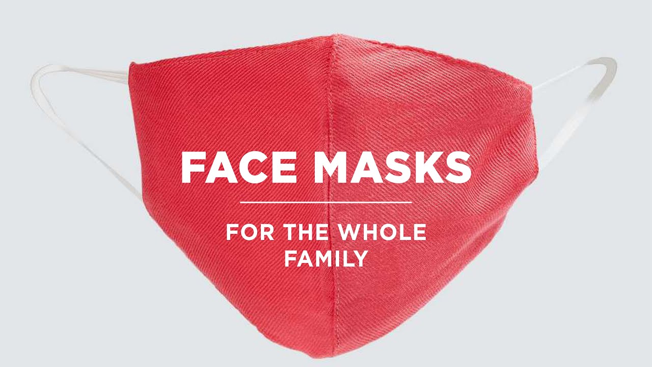 Stylish face masks to keep the whole family safe - YouTube