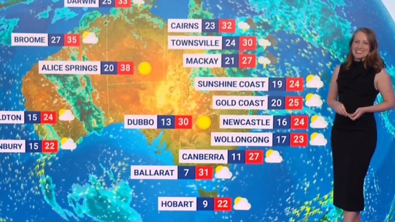 Analysis: Australia’s mid-week weather forecast - YouTube