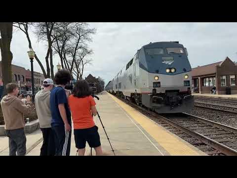 Amtrak California Zephyr #6 At LaGrange Road On March 29, 2025 - YouTube