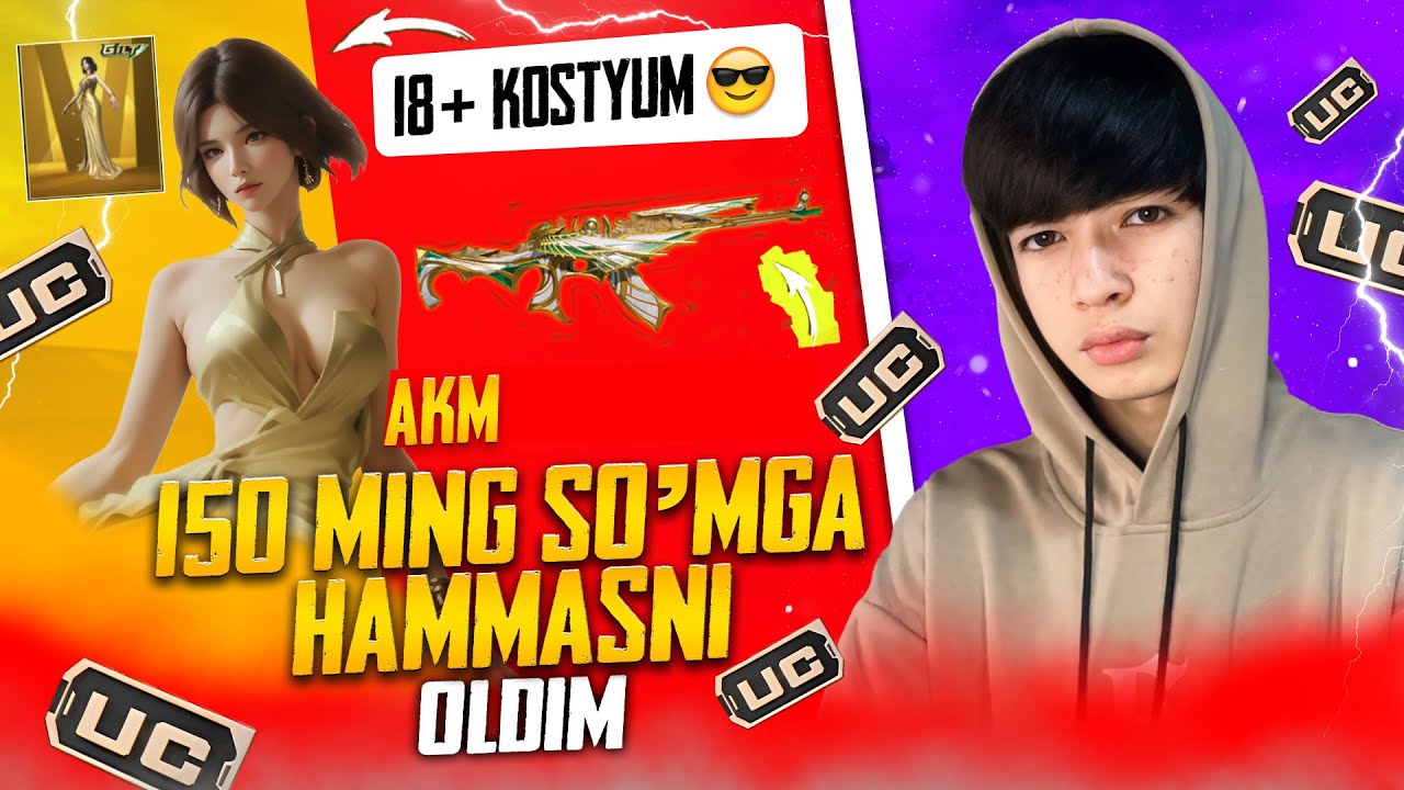 150 MING SO’M BILAN 5000 UC OLISH 😍🔥ULTIMATE OPENCASE😱 - YouTube