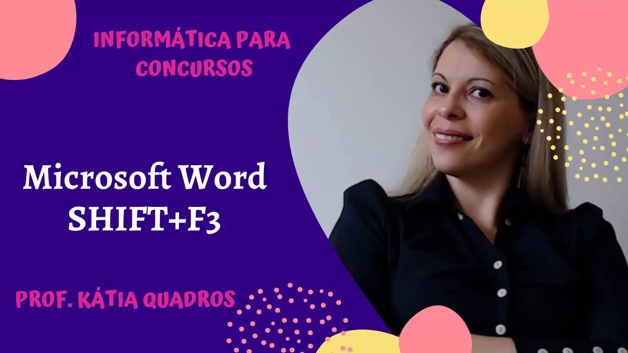Atalho do Microsoft Word - SHIFT+F3 - YouTube
