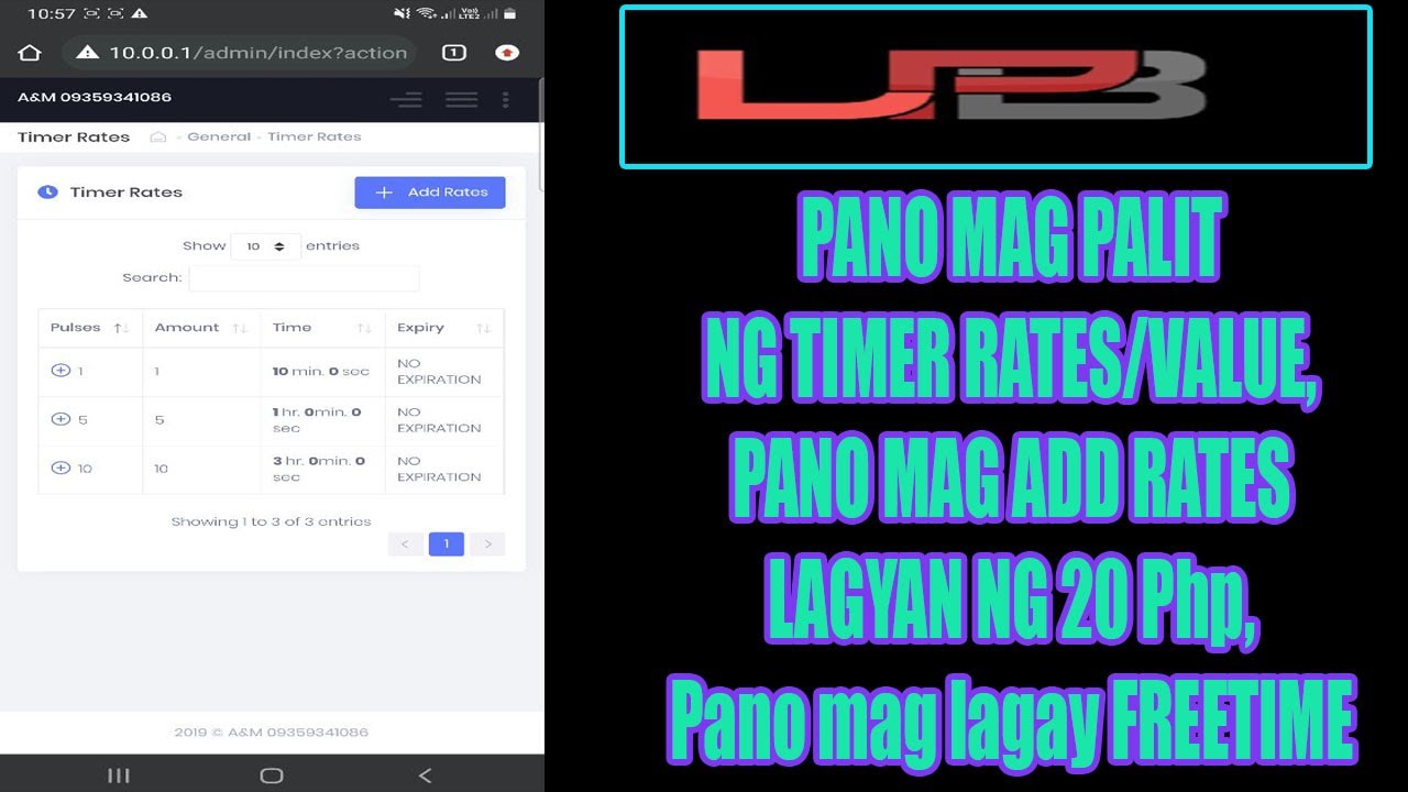 LPB SYSTEM OVERVIEW CHANGE RATES SA TIME, MAG ADD RATES LIKE 20,50,100 ...
