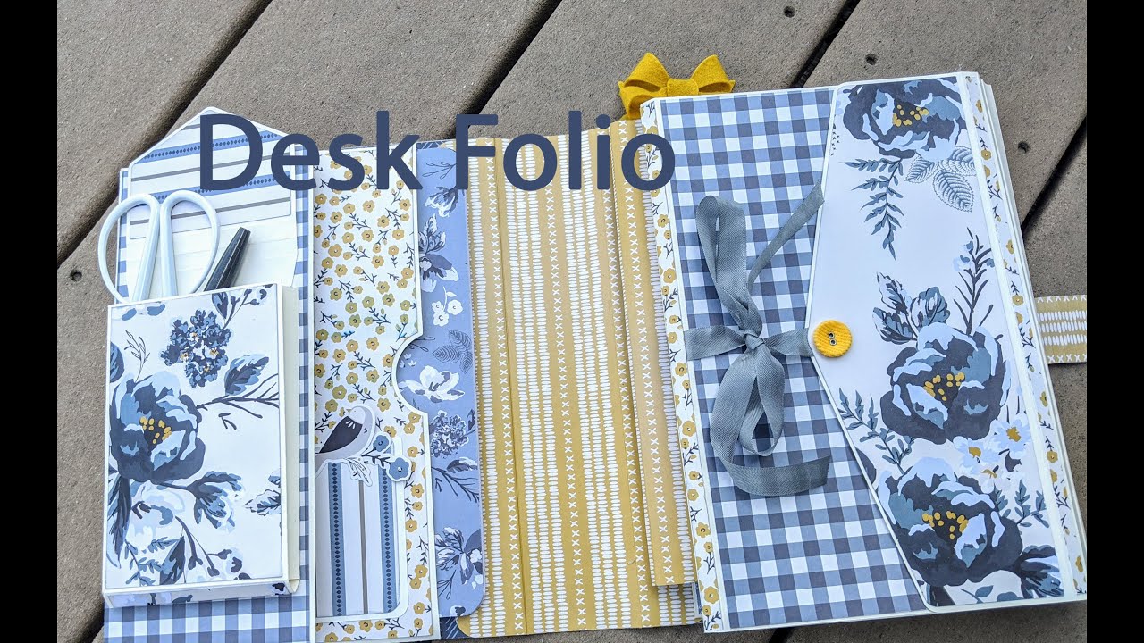 Desk Folio project share/ Mother’s Day gift/ Gingham Foundry / Bella ...