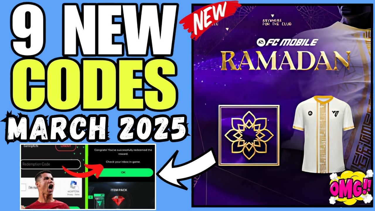 ⚡MARCH RAMADAN UPDATED CODES⚡ FC MOBILE REDEEM CODES 2025 - EA FC ...