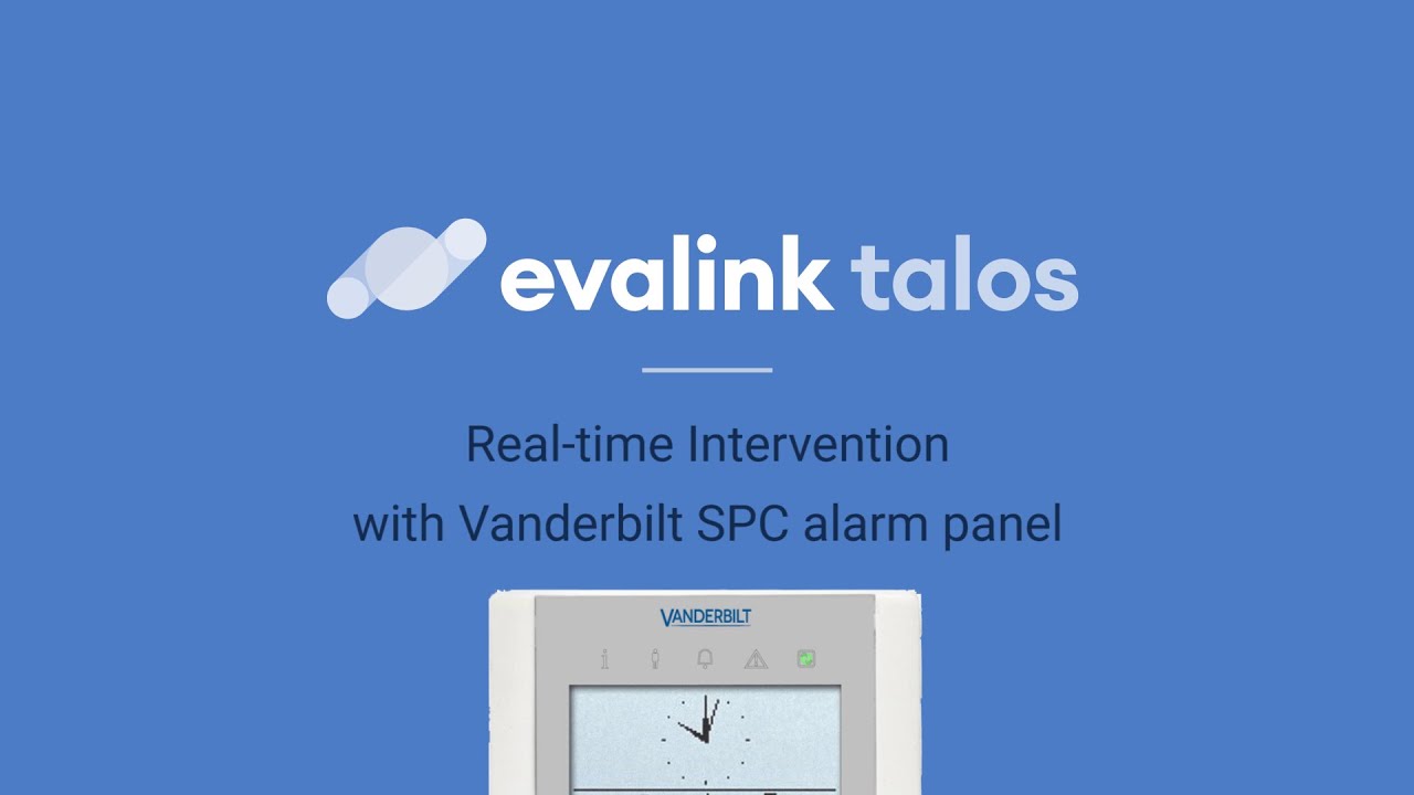 Real-time Intervention with Vanderbilt SPC alarm panel - YouTube