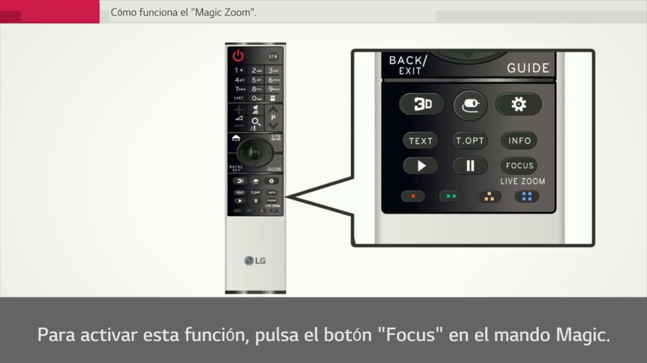 Soporte LG España - Función Magic Zoom en webOS 3 en SmartTV LG - YouTube