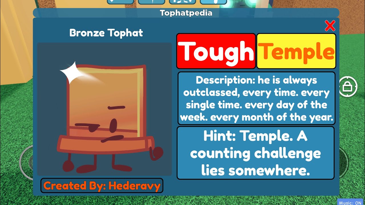 (READ DESCRIPTION, OUTDATED GUIDE) || How to find Bronze Tophat || Find ...