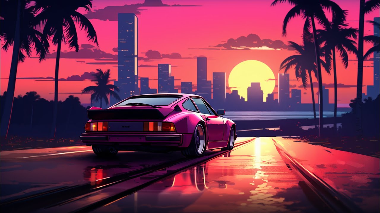 It's summer 1986, you're driving in Miami [ Nostalgic Wave ] - YouTube