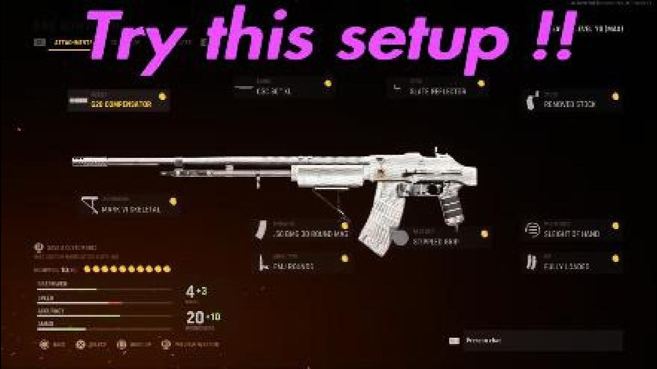 Cod Vanguard Best Bar class 2024 = V2 ROCKET - YouTube