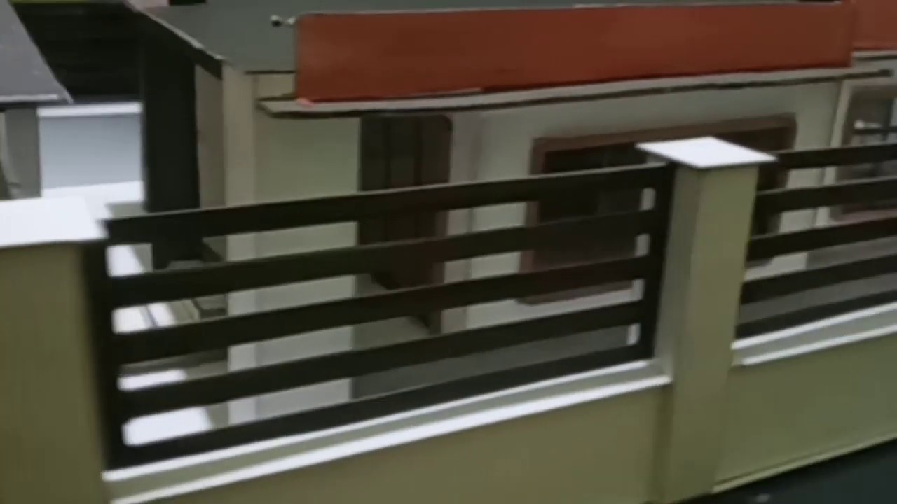Miniature house using illustration board - YouTube