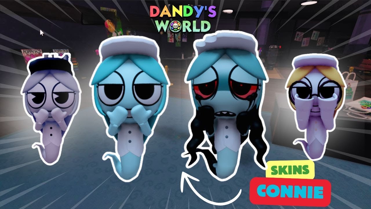 👻 Jogando com as SKINS da CONNIE de Dandy's World| FANMADE - YouTube