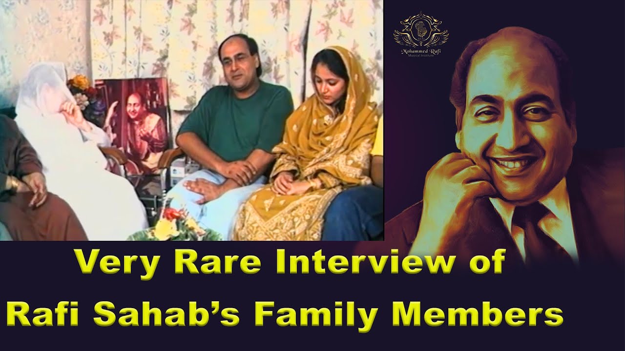 Shahid Rafi sahab with Mother Bilquis Bano Ji and Wife Firdaus ji ...