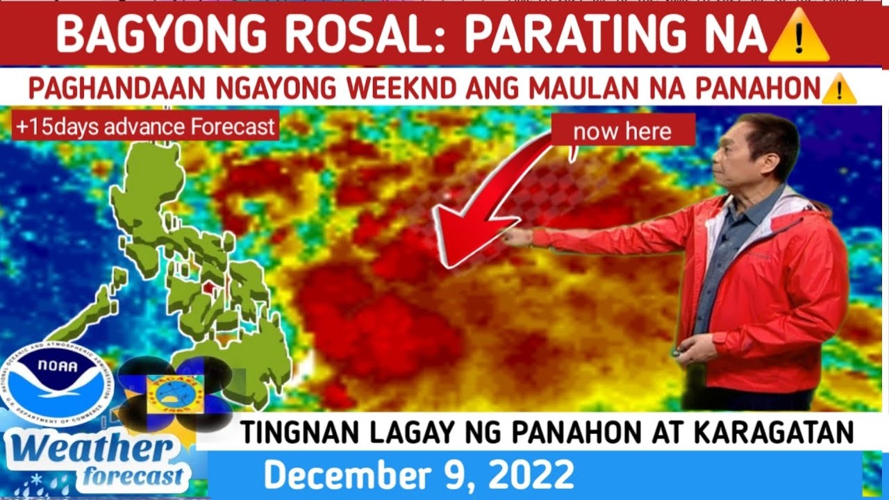 BAGYONG ROSAL: PARATING NA⚠️PAGHANDAAN⚠️LANDFALL?⚠️WEATHER UPDATE TODAY ...