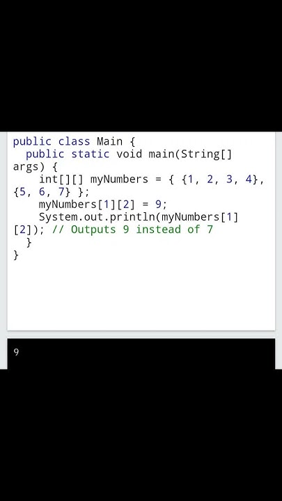 Change element values in an array #java #change values #array #Shorts #Ammu's Coding - YouTube