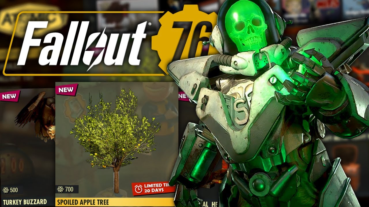 NEW Atomic Shop Update! Turkey Buzzard, Apple Tree, & More! | Fallout ...