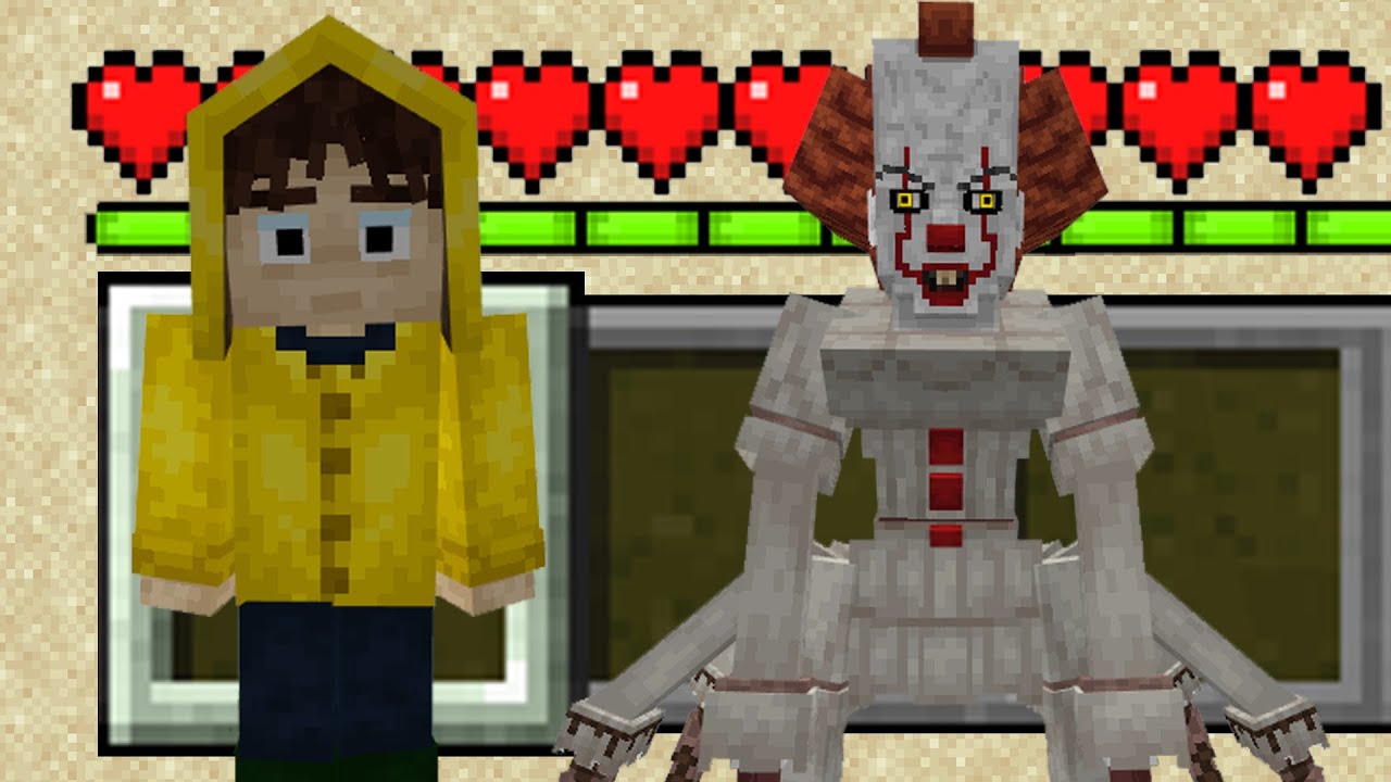 Minecraft PE : FORBIDDEN IT LOST IN DERRY PENNYWISE MOD in Minecraft ...