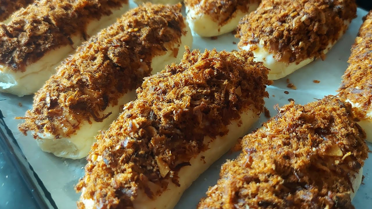 Roti Abon Sapi | Beef Floss Bread Recipe - YouTube