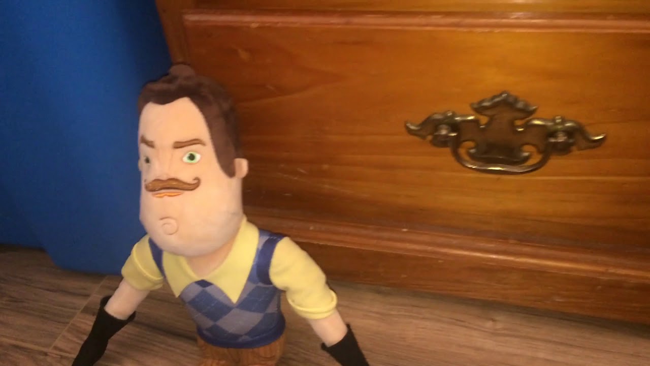 Hello neighbor plush collection - YouTube