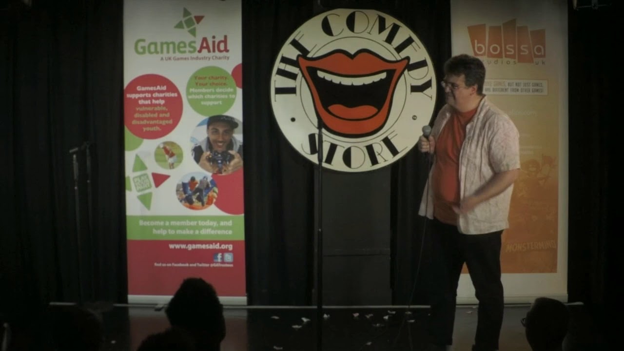 My Stand-up comedy act for GamesAid - YouTube