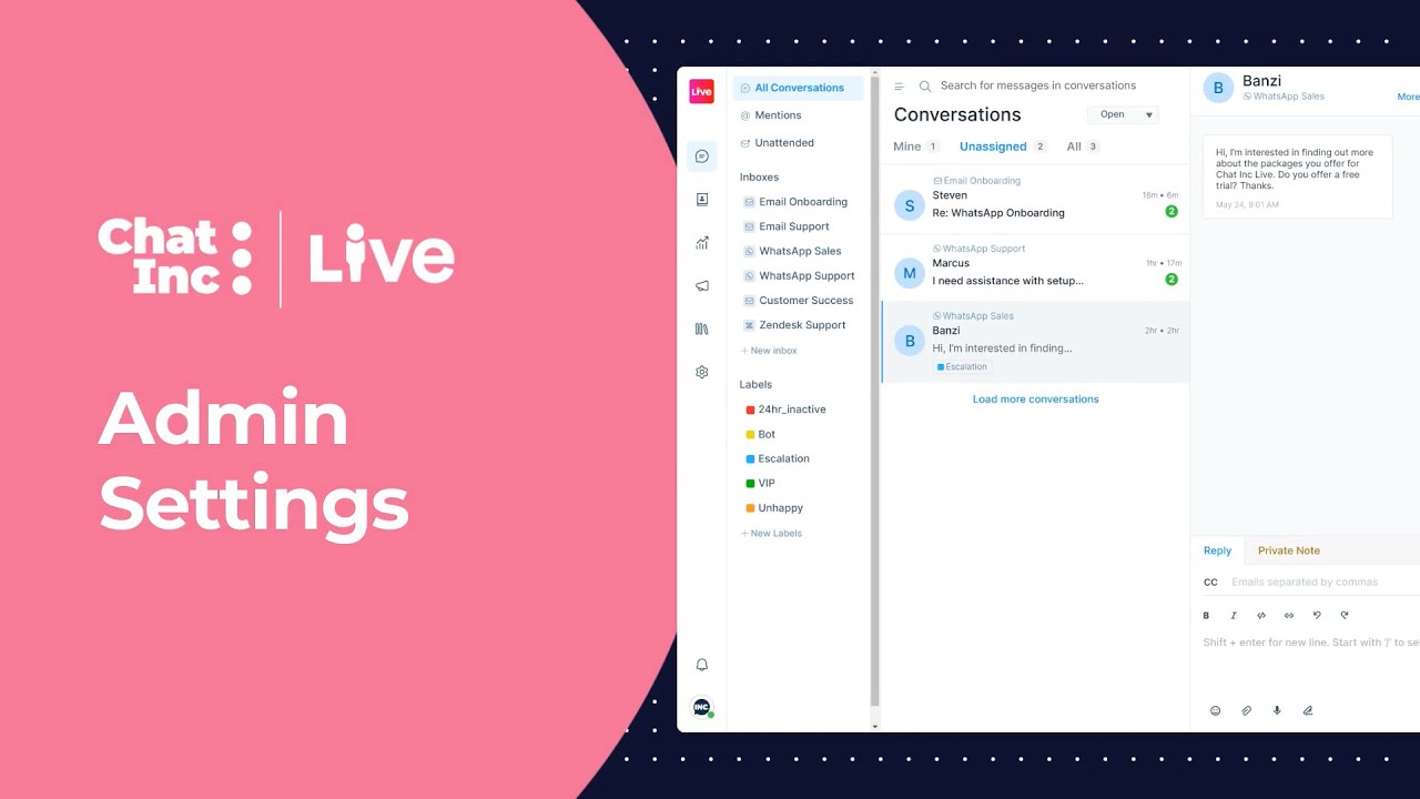 Live | Admin Settings - YouTube
