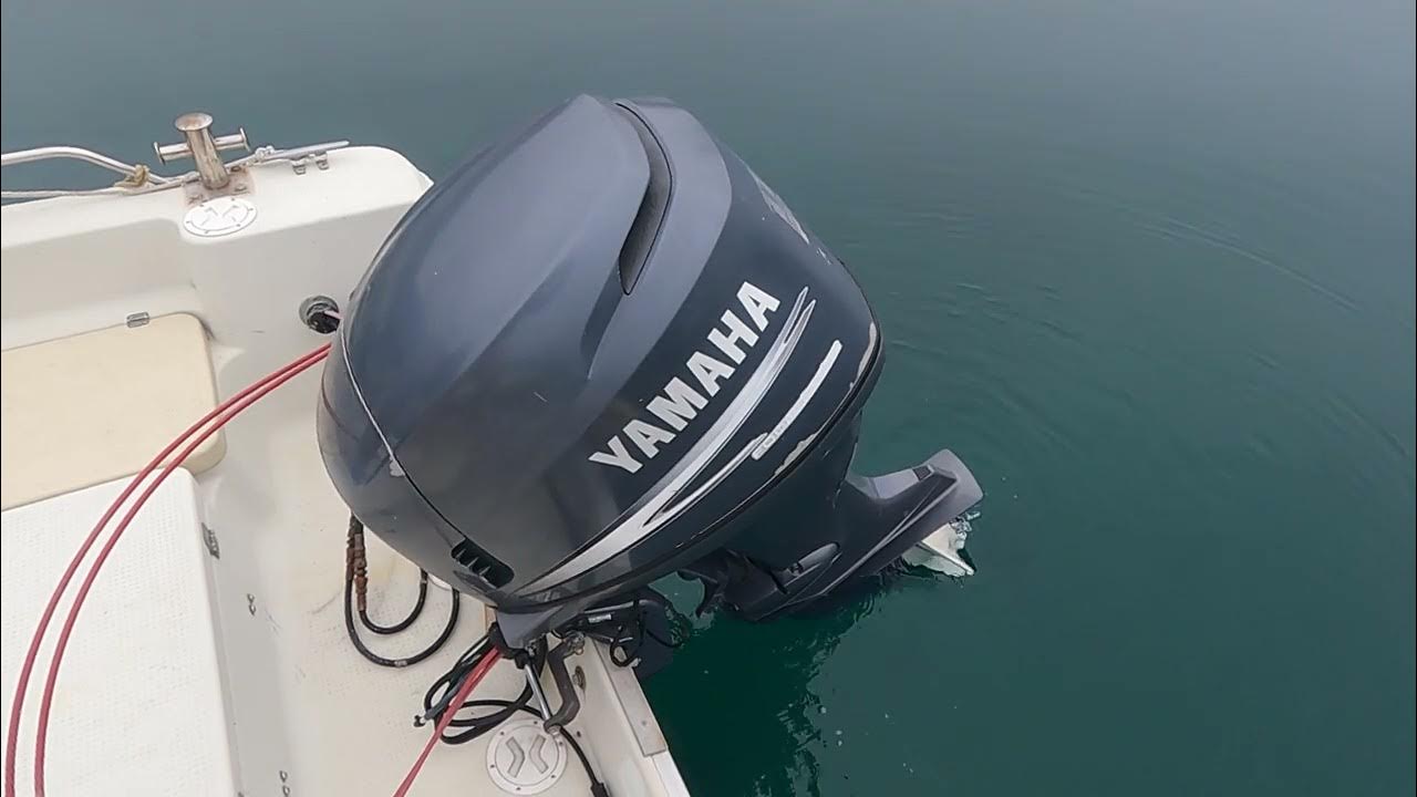 ヤマハUF23（チルト動作～エンジン始動）ヤマハF115AET 115PS/6000rpm - YouTube