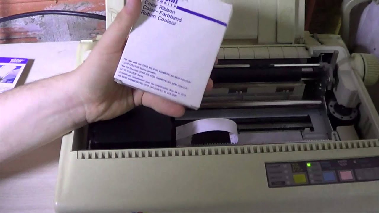 Imprimante matricielle Star Lc 10 Colour - YouTube