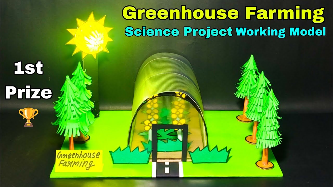 Greenhouse farming school project,Greenhouse farming project model ...