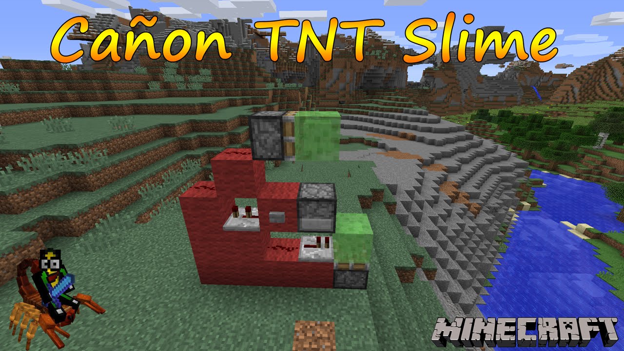 Minecraft - Cañon Tnt Slime Block / Español - YouTube