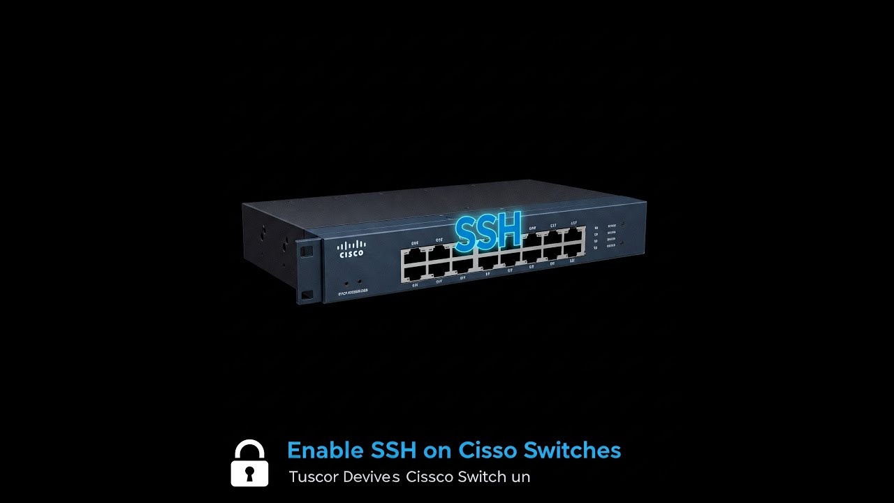 CCNA | 2025 | Enable ssh on Cisco Switch - YouTube