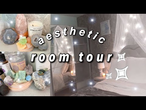 Room Tour 2020 + crystal collection *aesthetic*