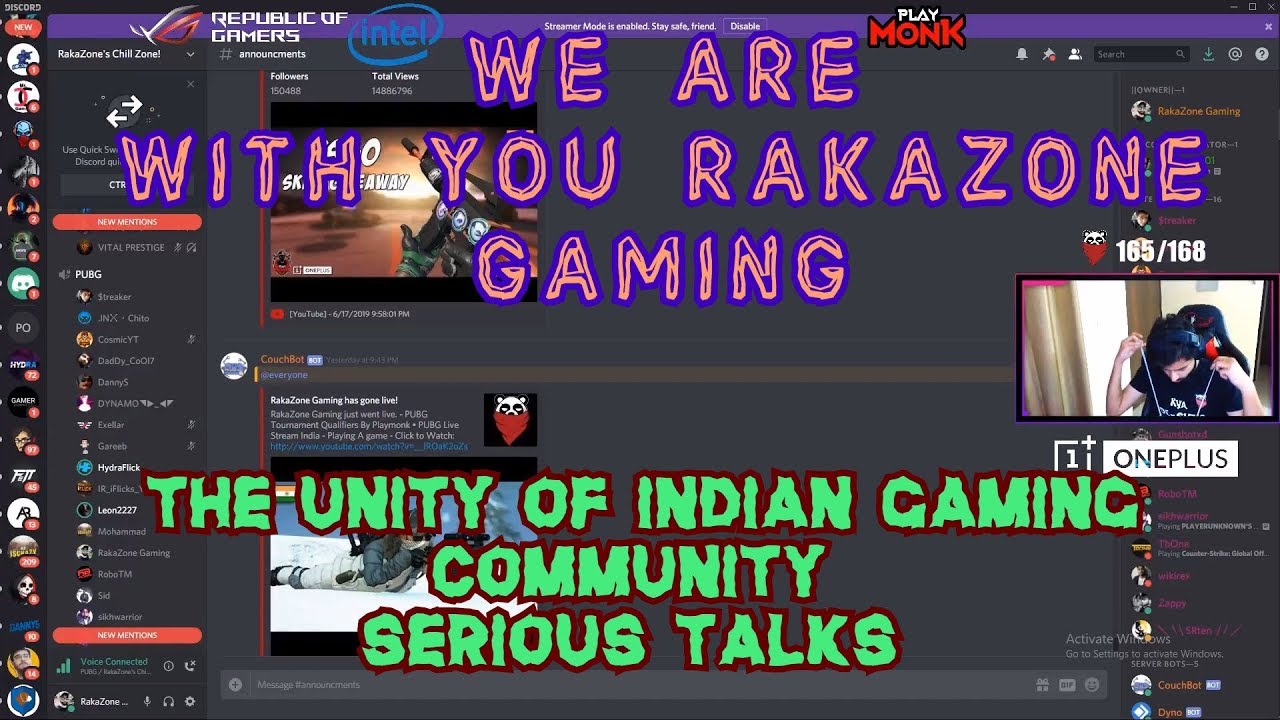 Serious Talk About INDIAN GAMING COMMUNITY | Thanks To RakaZone Gaming ...