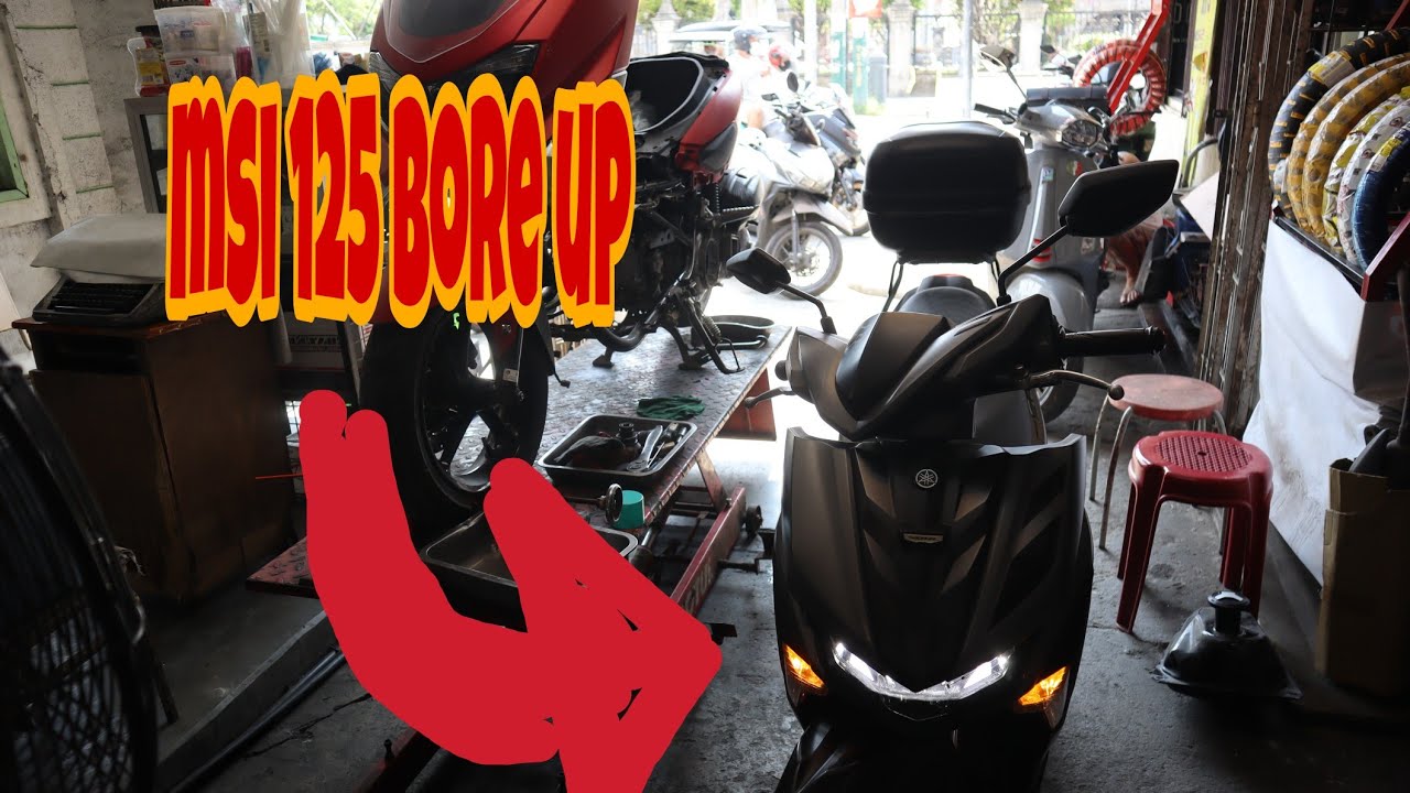 msi 125 59mm bore up 59mm jvt chromebore - YouTube