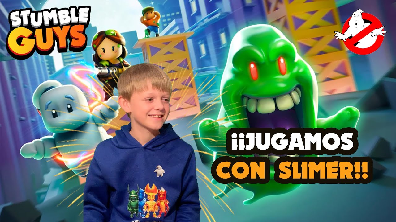 JUGAMOS con la NUEVA SKIN SLIMER en STUMBLE GUYS!! 👻 CAZAFANTASMAS # ...