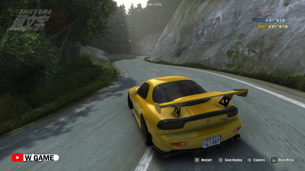 Initial D Mazda RX 7 Drift (Initial Unity) - YouTube