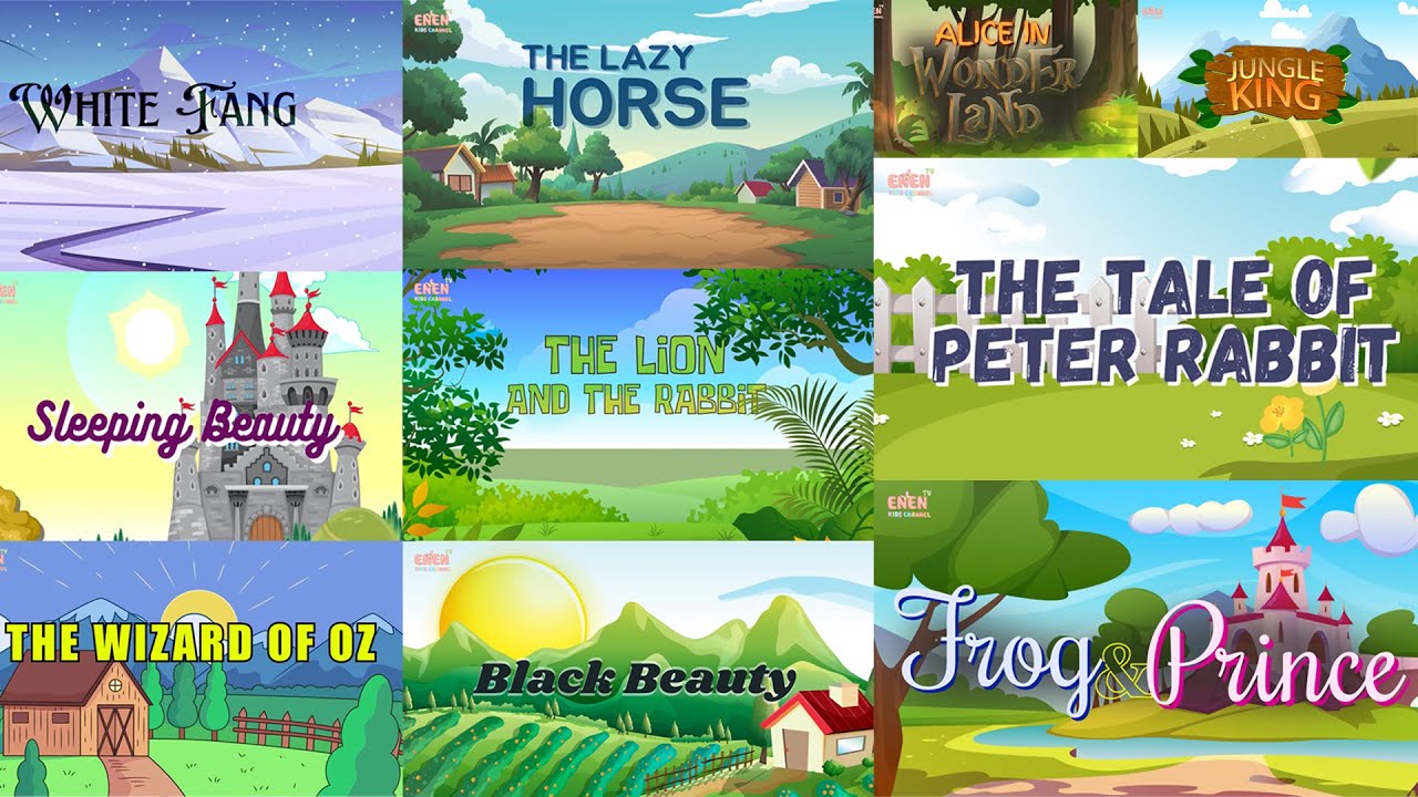 Famous Kids Stories Collection Part 3 in English | Children Cartoon ...