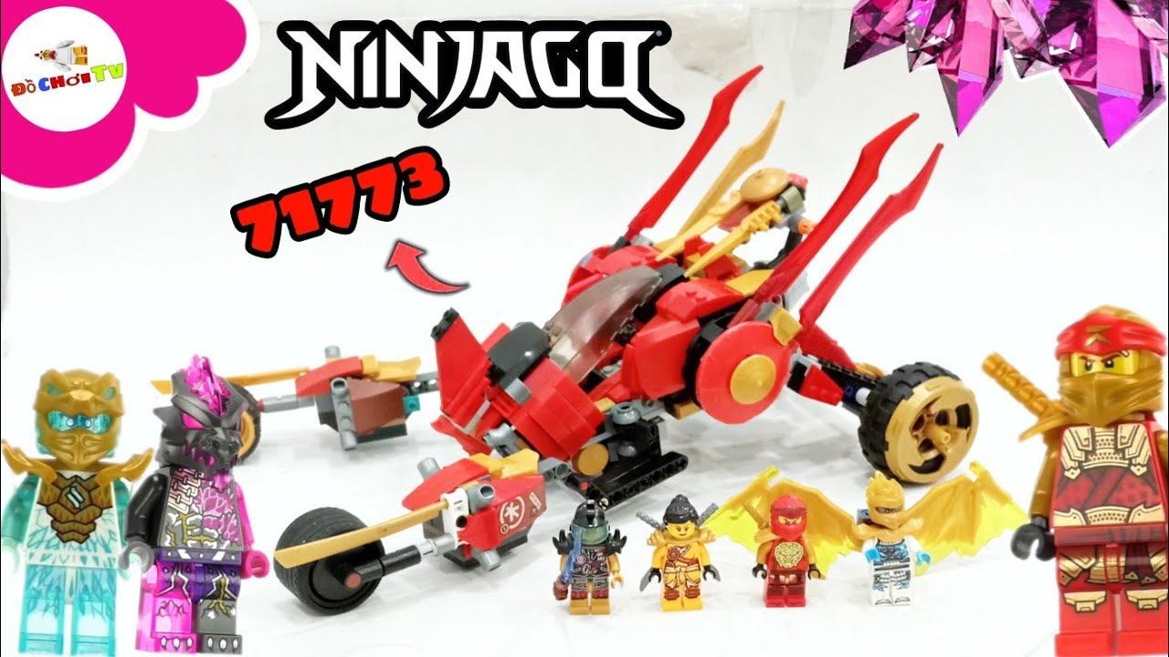 Lego Ninjago 71773 Xe Rồng Vàng Của Kai , Kai's Golden Dragon Raider Đồ ...