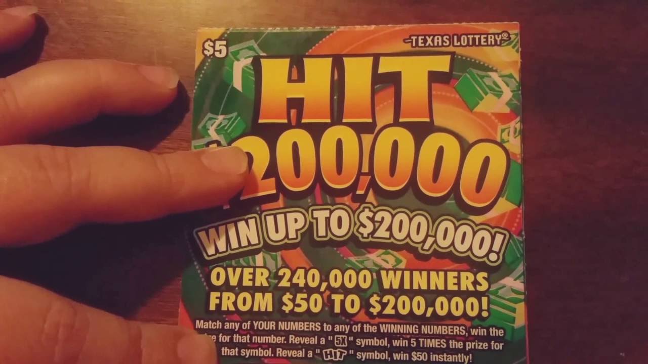 Hit $200,000 Winner Winner TX Lottery - YouTube