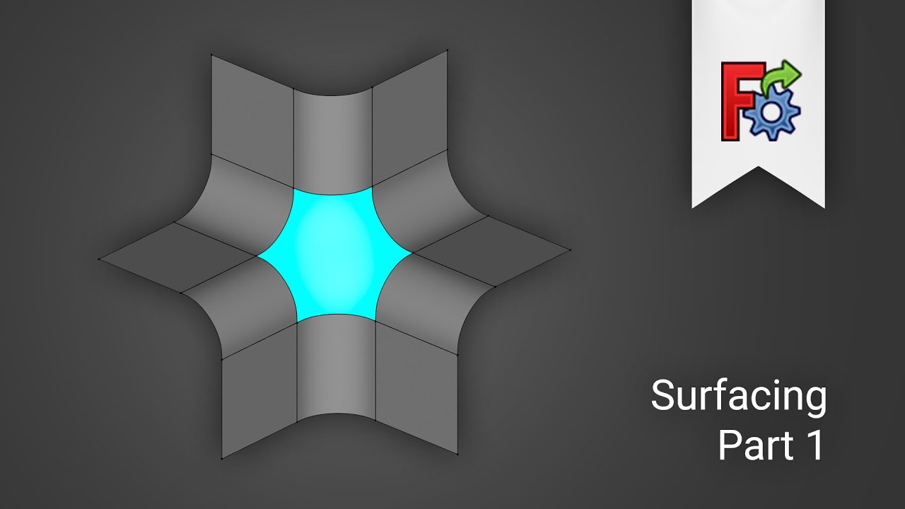 [FreeCAD] Surfacing Tutorial (Surface WB & Curves WB) Part 1 ...
