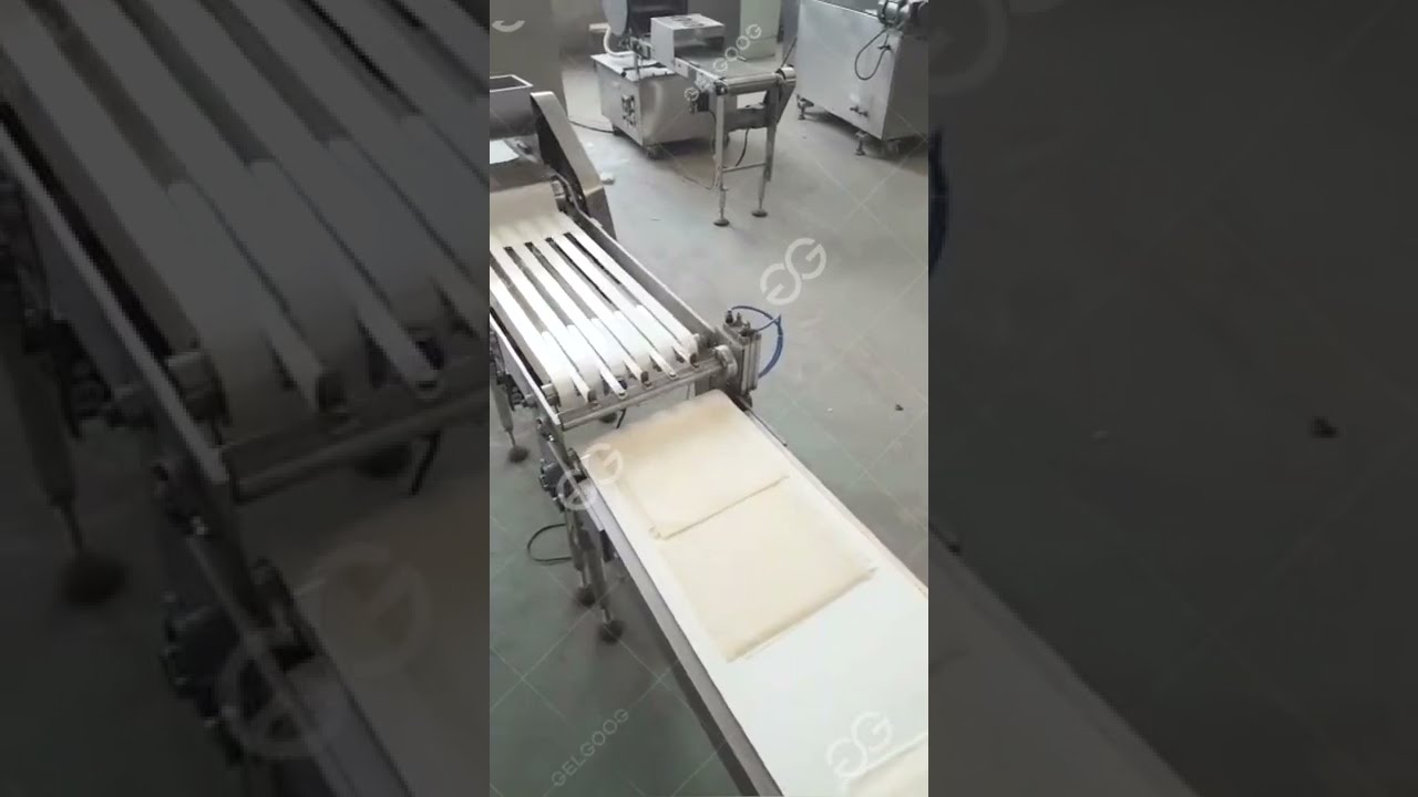 Spring Roll Wrapper(Pastry) Making Machine - YouTube