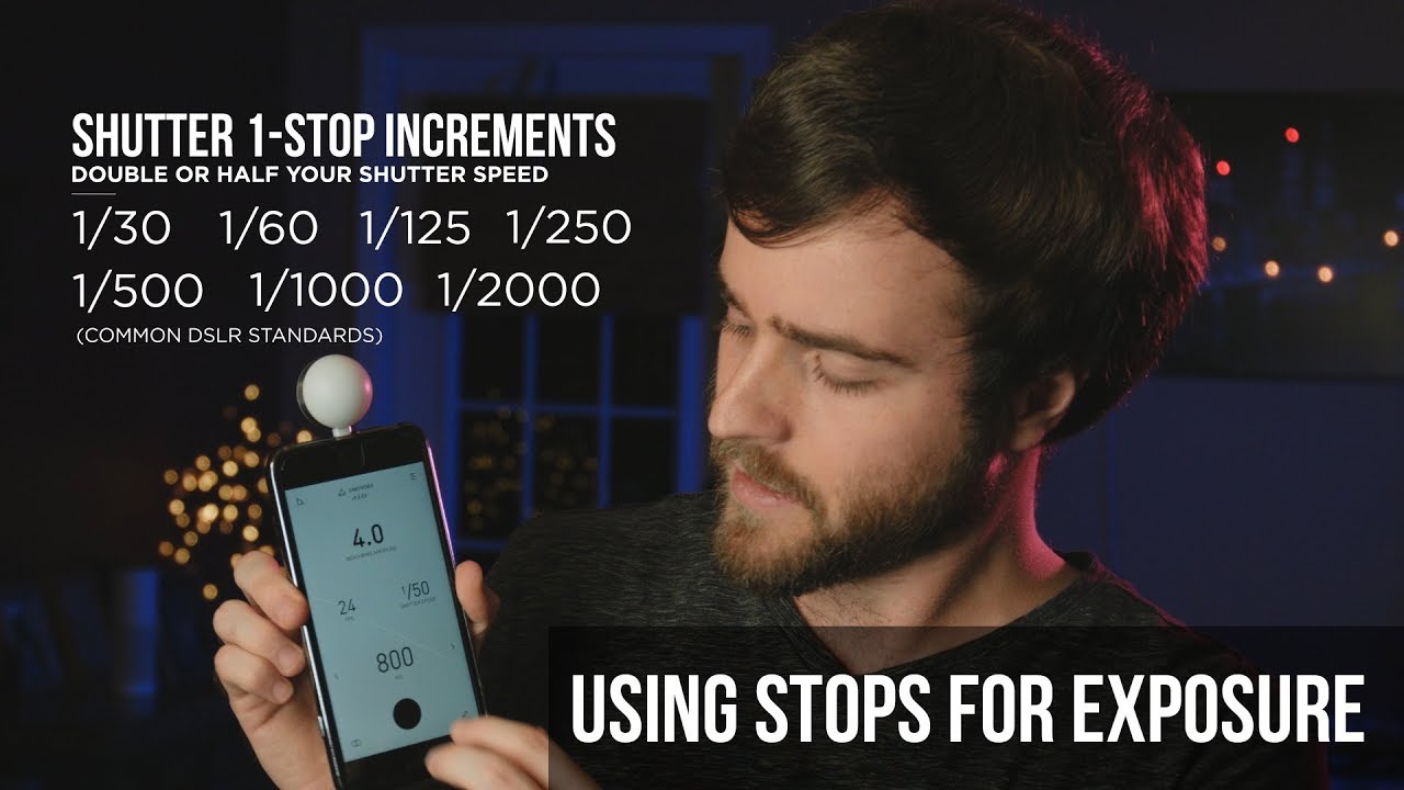 Using Stops to Measure Aperture, Shutter Speed, ISO, Light and Filters ...