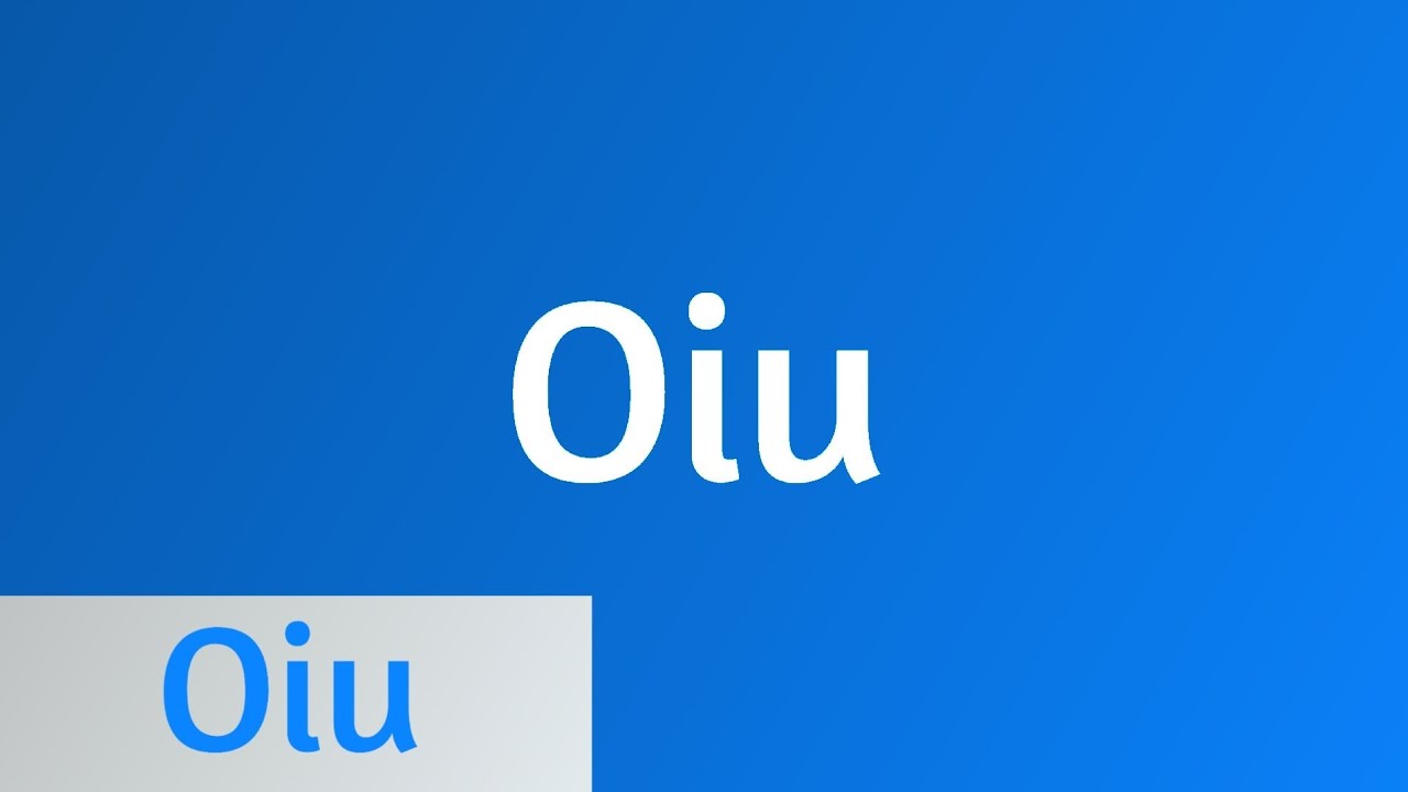 Oiu Network Again 2 - YouTube